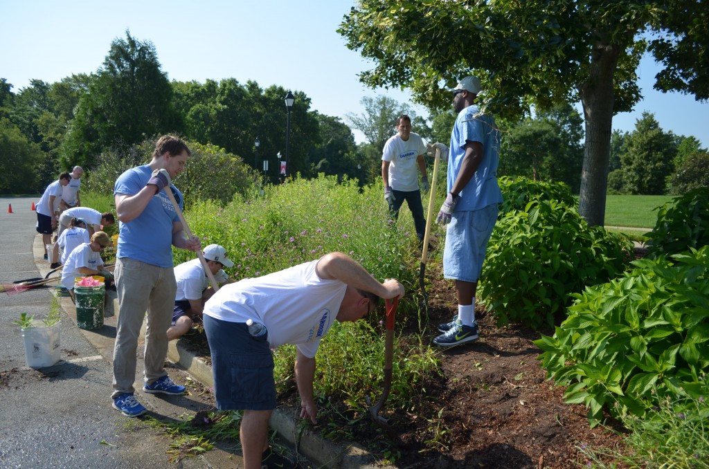 carmax cares volunteers - Lewis Ginter Botanical Garden