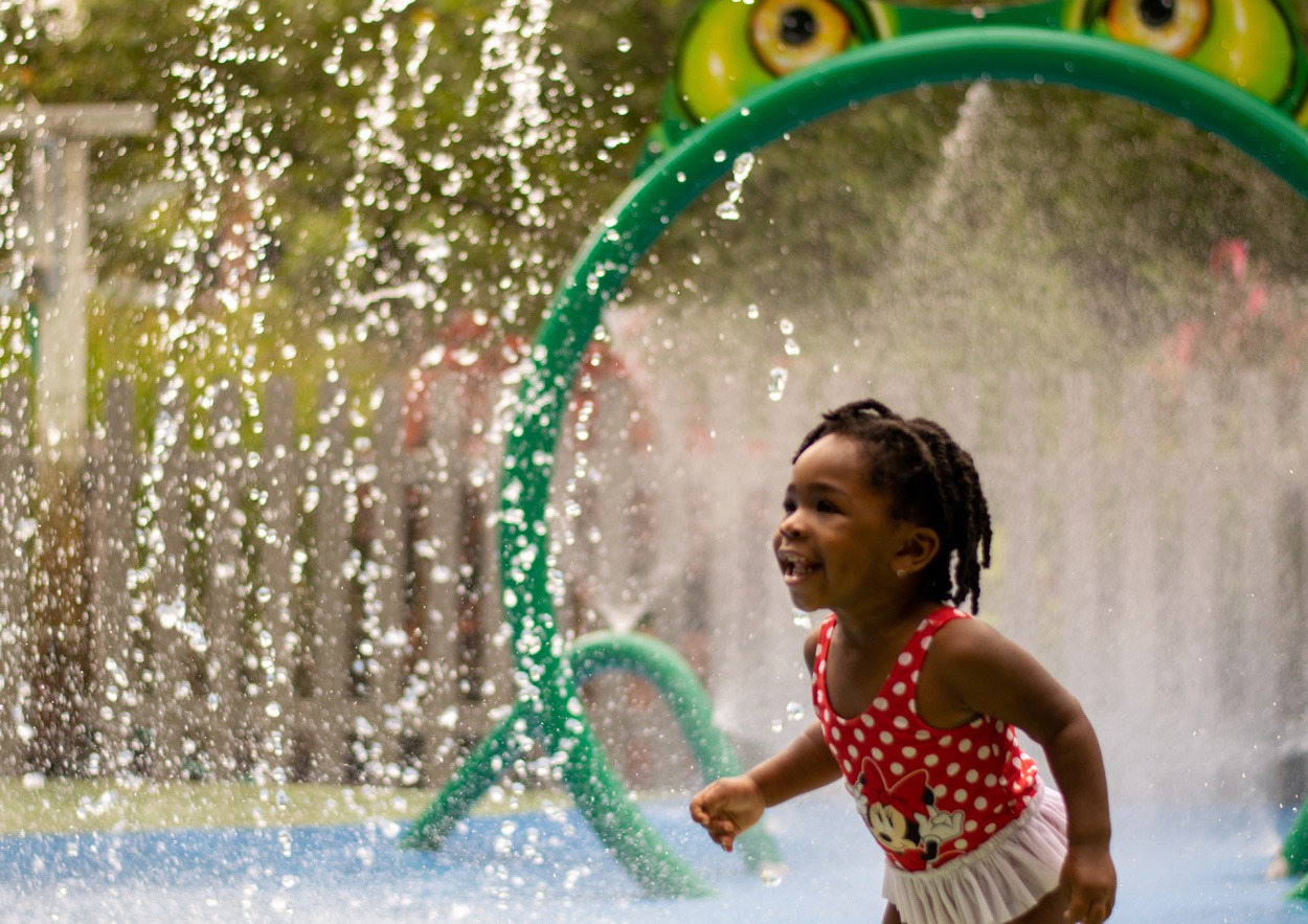Waterway at Lewis Ginter Botanical Garden in Richmond, VA