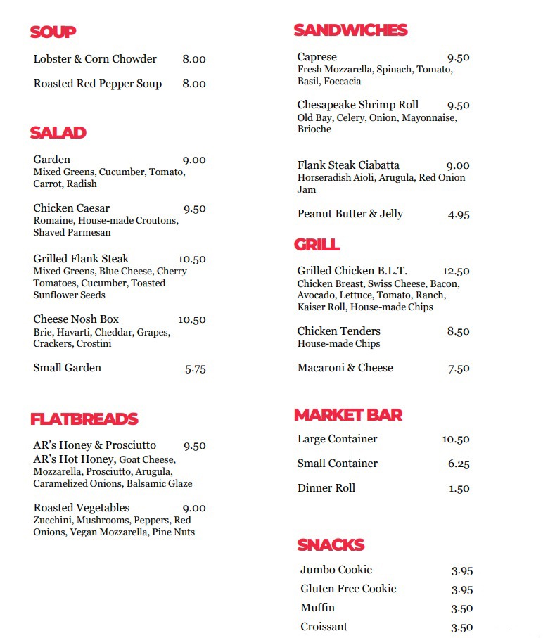 Garden Cafe MENU - Lewis Ginter Botanical Garden